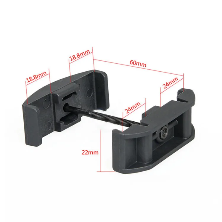 Tactical Clip Rifle Dual Parallel Connector Magazine Coupler Link Gun ...
