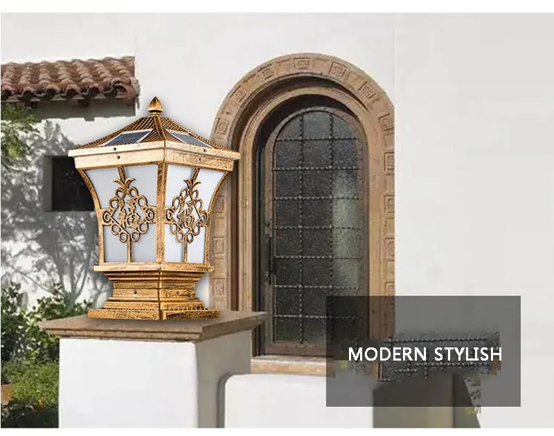 Main Gate Pillar Light Outdoor Solar Pillar Lamp - Buy Main Gate Pillar ...