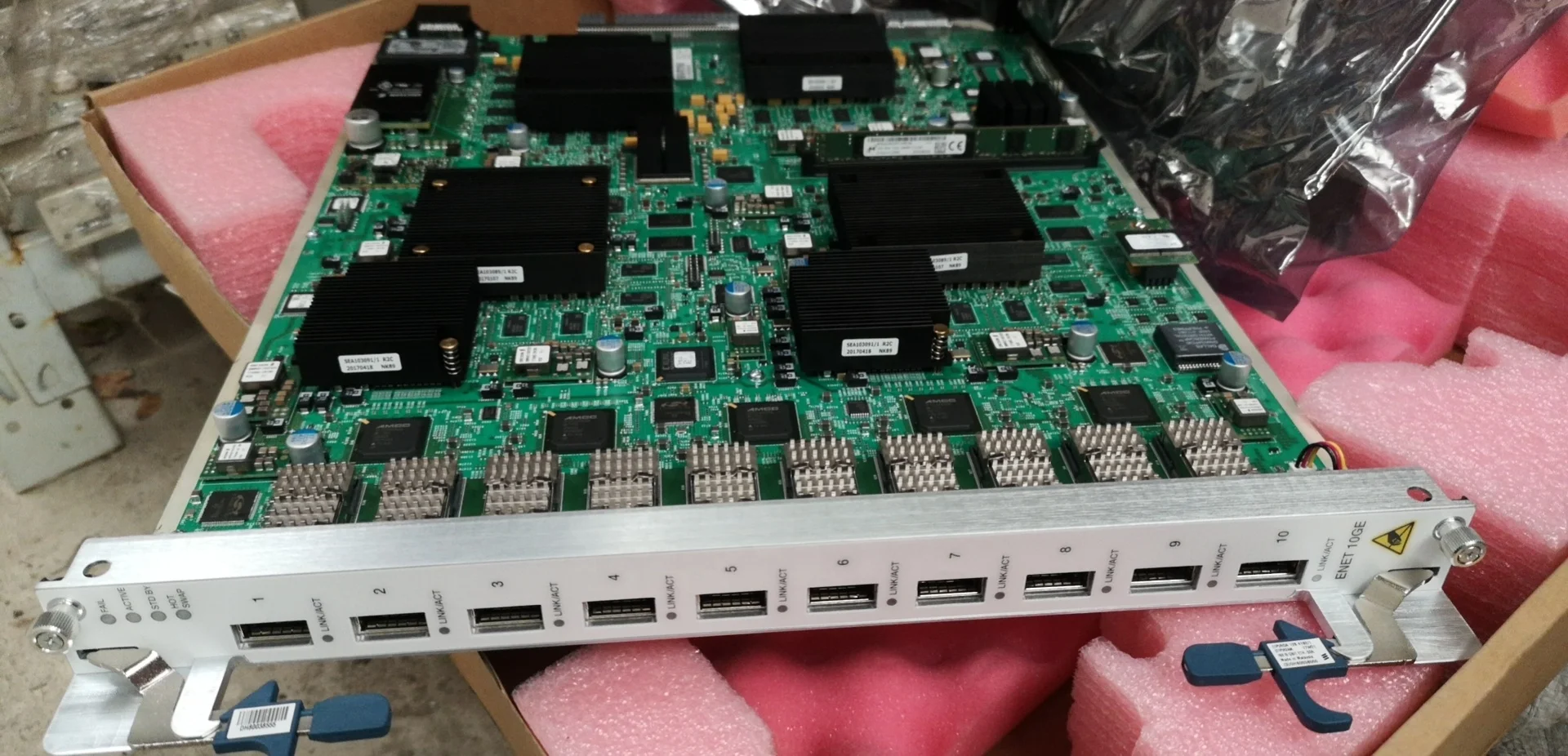 Ericsson ROA 128 4192/1 - 10X10 GBIT ETH, SSR - 14 Pieces