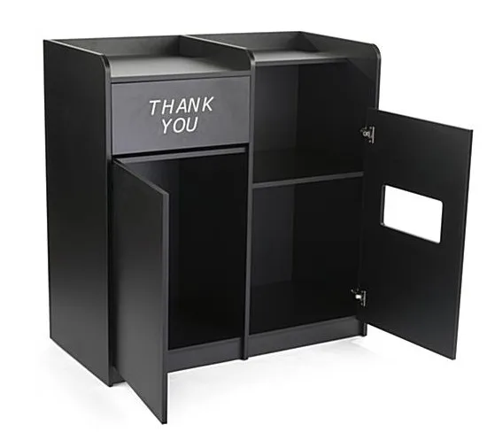 Stainless Steel Restaurant Garbage Bin with Plastic Inner Box - Eco ...