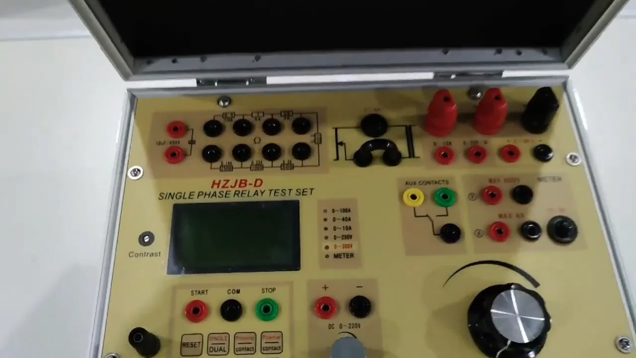 Huazheng Electric Current Relay Single Phase Secondary Injection Test ...