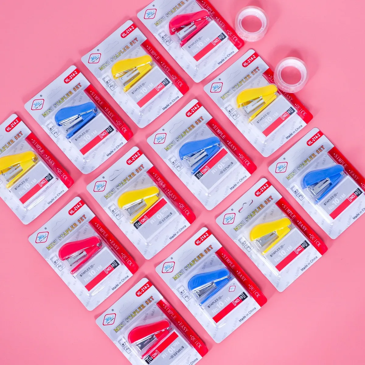Wholesale Mini Stapler Set 10 Gauge Staple Machine Student Office ...