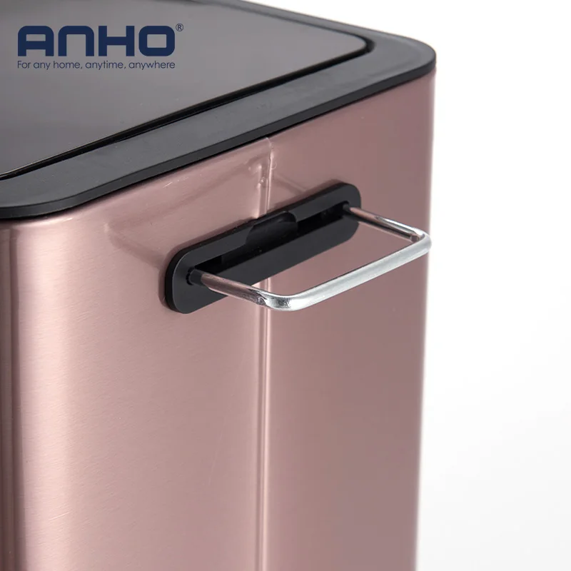 10L Rectangular Kitchen Waste Bin With Thin Lid Household Hotel ...