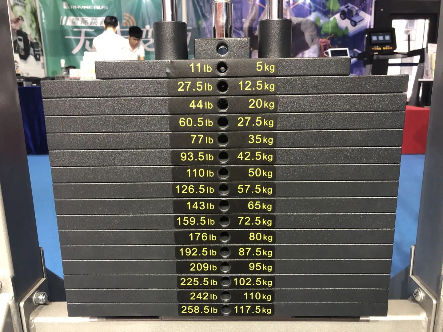 Commercial Multi Gym Stack Steel Weight Stack Plates - Buy Weight Stack ...