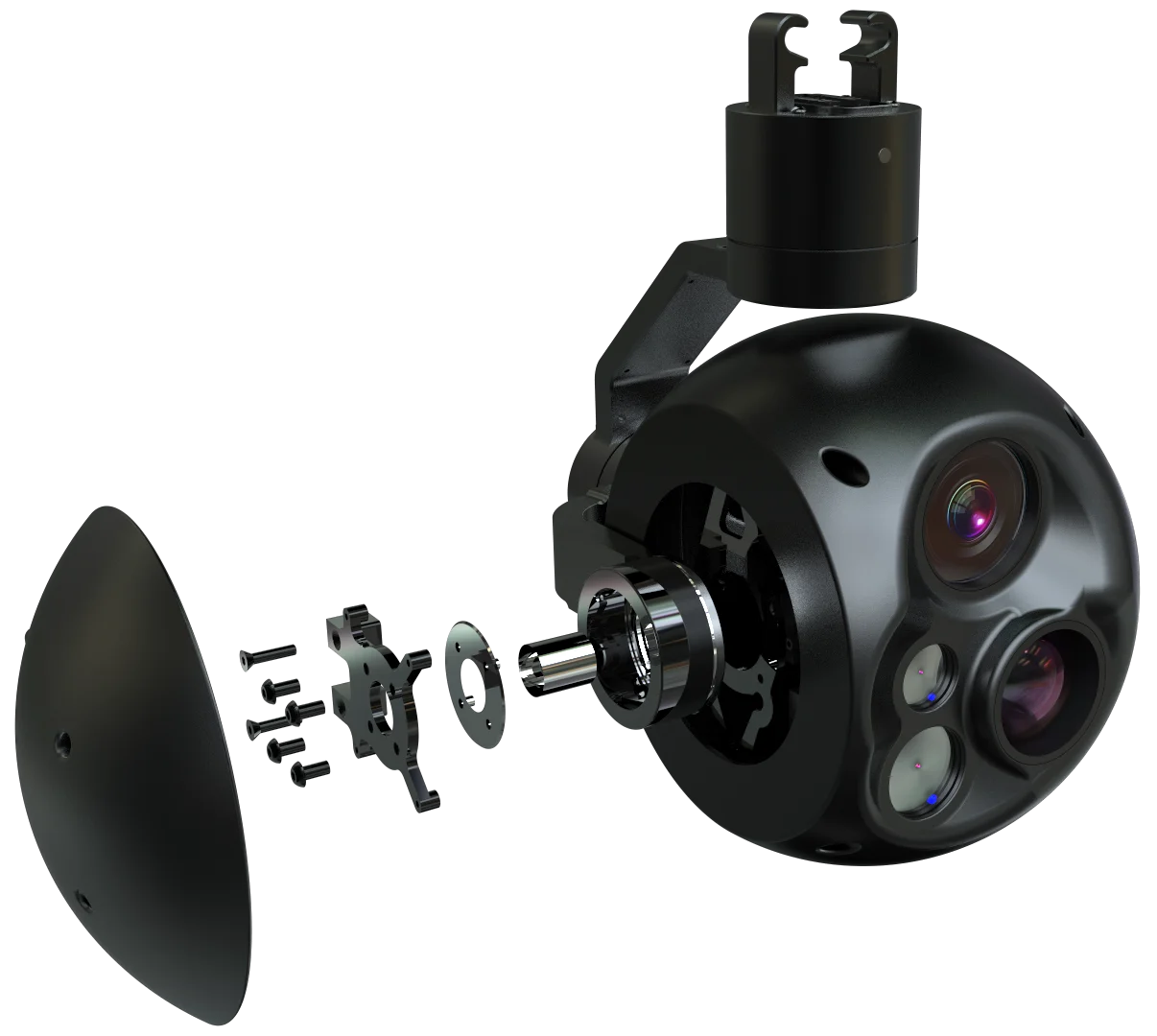 Triple Vision Range Type Series Electro Optical Pod High Sensitivity ...