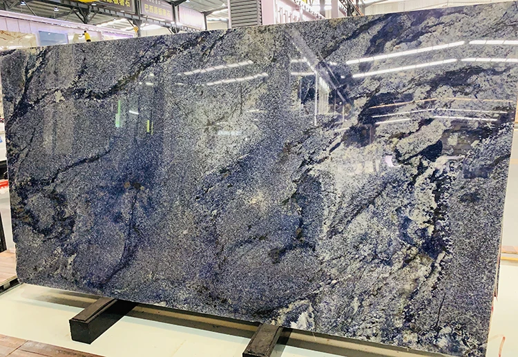 Luxury Blue Granite Slabs - Azul Bahia Countertop Price