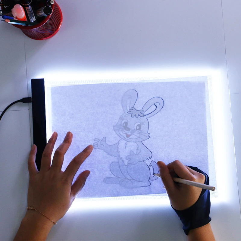 A4 Led Tracing Pad Led Drawing Board Laptop Usb Desk Led Light Slim ...