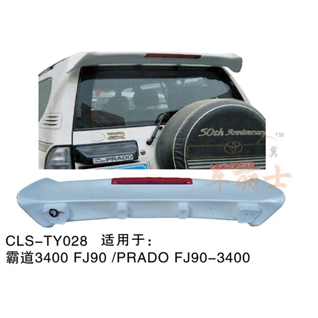 TY028 ABS Car Rear Roof Spoiler for TOYOTA PRADO 3400 FJ90