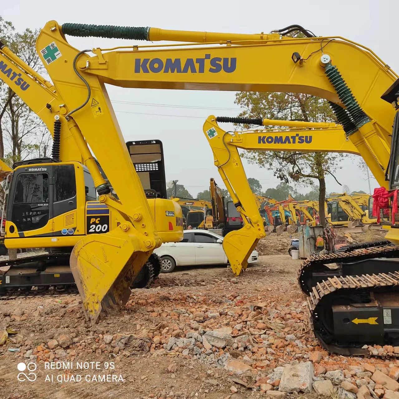 Used Earth Moving Crawler Excavators Komatsu Pc220/ 20 Ton Used Japan ...