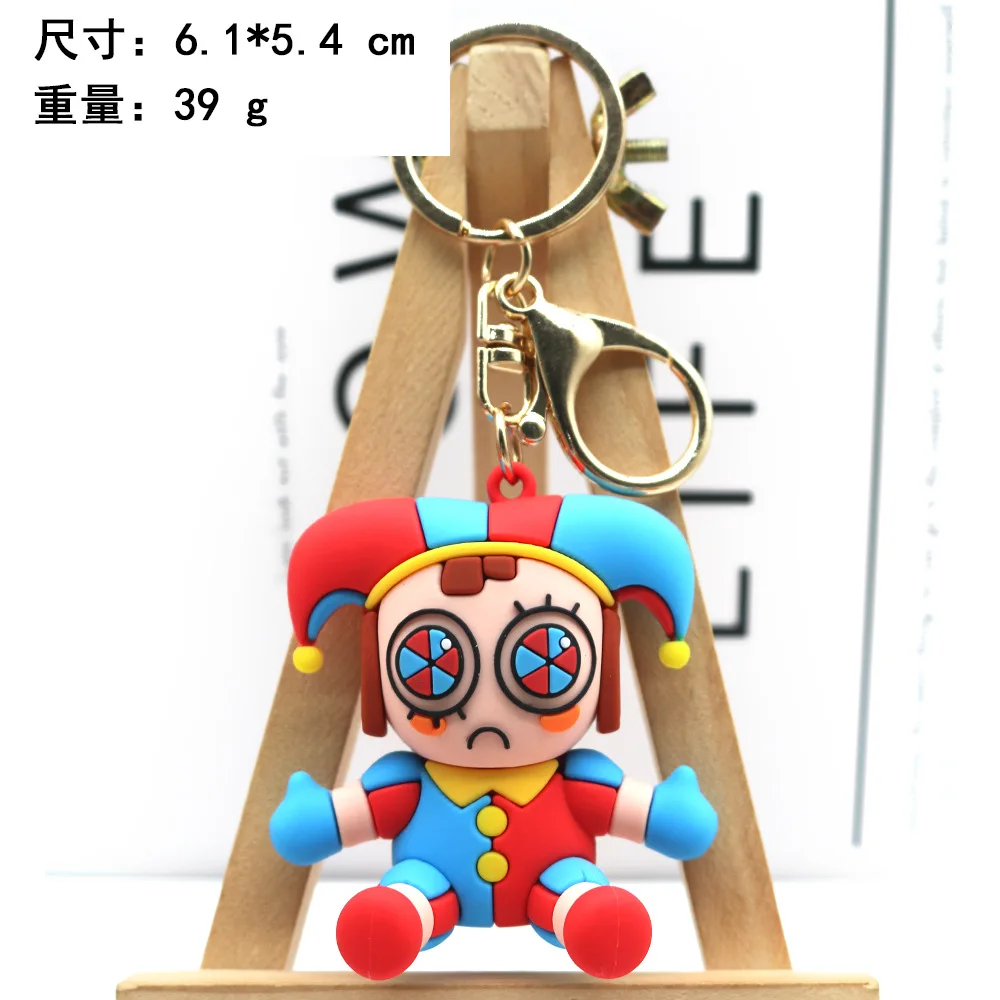 New Cartoon The Amazing Digital Circus Acrylic Keychain Jax Key Fob ...