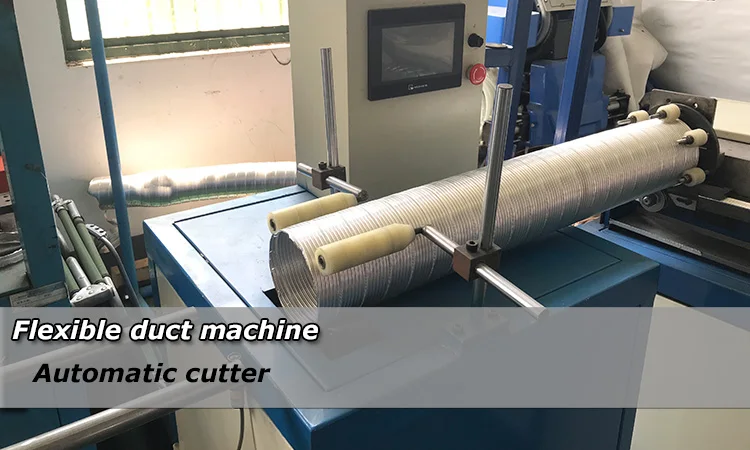 Semi Rigid Aluminum Flexible Duct Manufacturing Machine - Buy Flexible ...