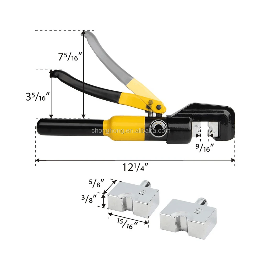4mm To 70mm Manual Hydraulic Pliers/crimping Tool Handheld Small Cable ...