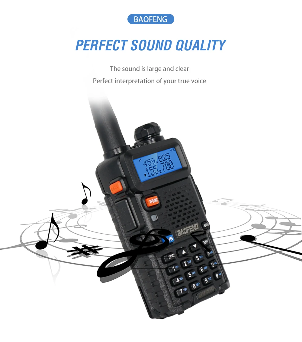 Wholesale Baofeng Uv-5r Walkie Talkie Dual Band Ham Two Way Radio ...