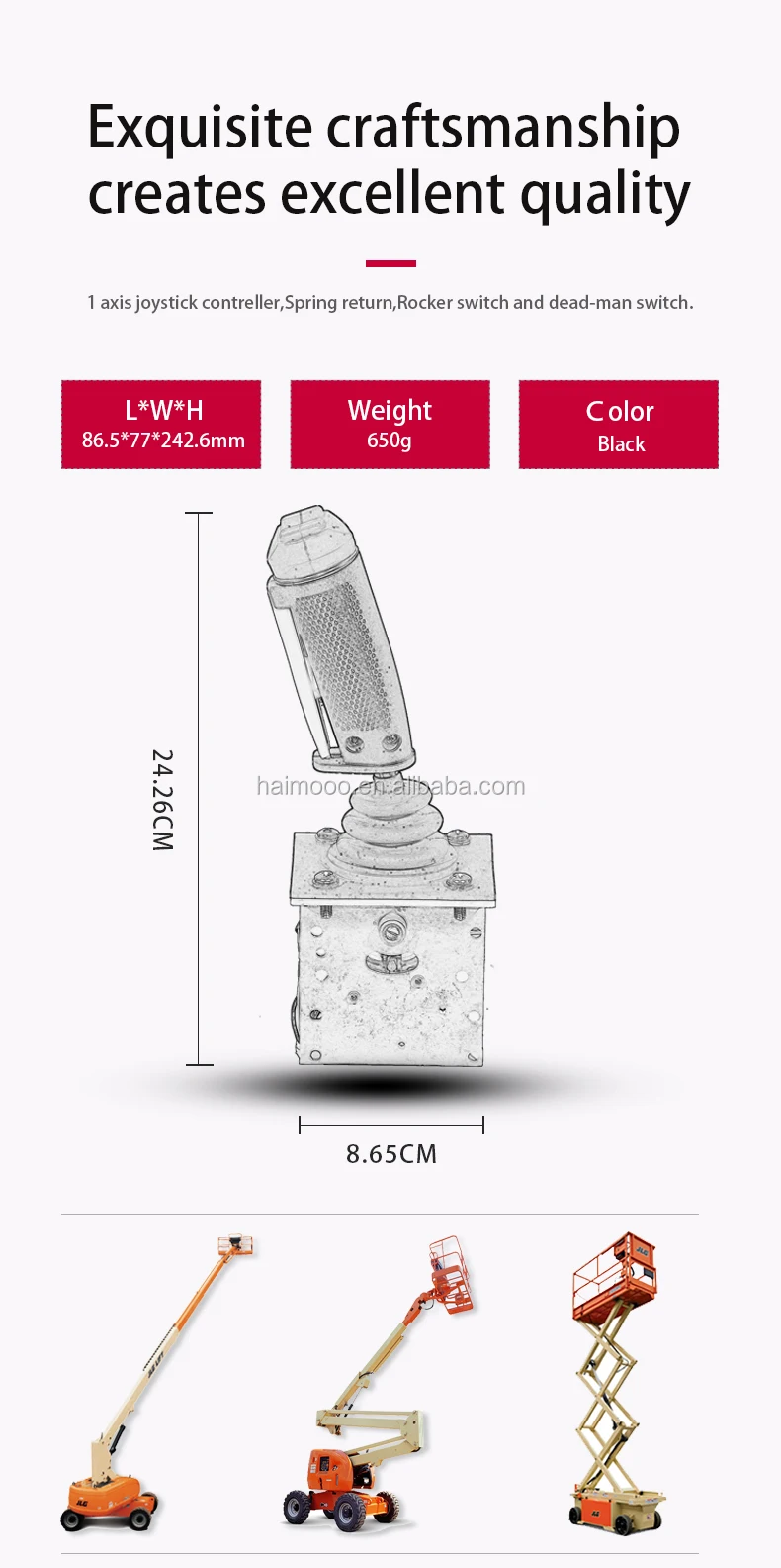 Jlg Scissor Lift Joystick Control P/n 1600308 - Buy Scissor Lift ...