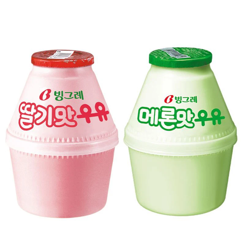 Korea Bengrain Milk Altar Banana Strawberry Cantaloupe 238ml