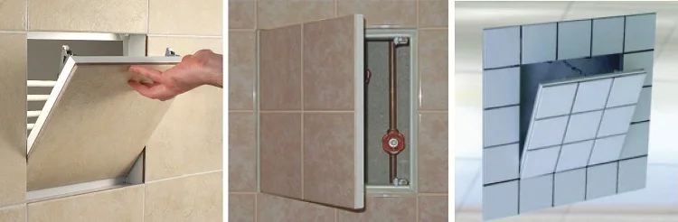 Tiled Access Door Panel with Budget Lock - Durable & Secure