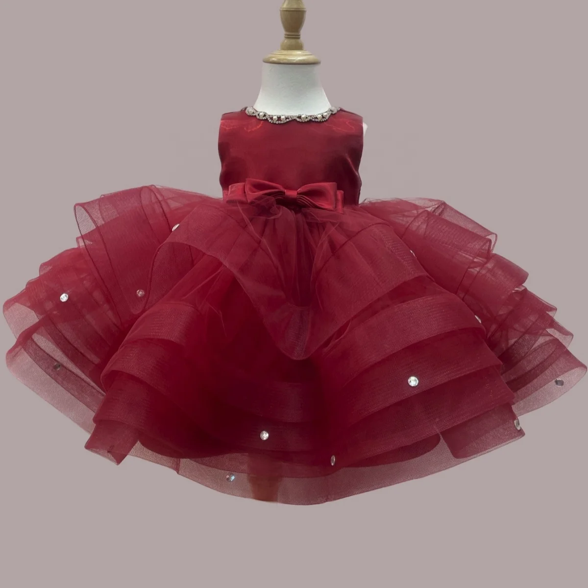 Cute Birthday Party Kids Frock Girls Dress Toddler Girls Dresses Bow Girls Dresses - Buy Girls ...