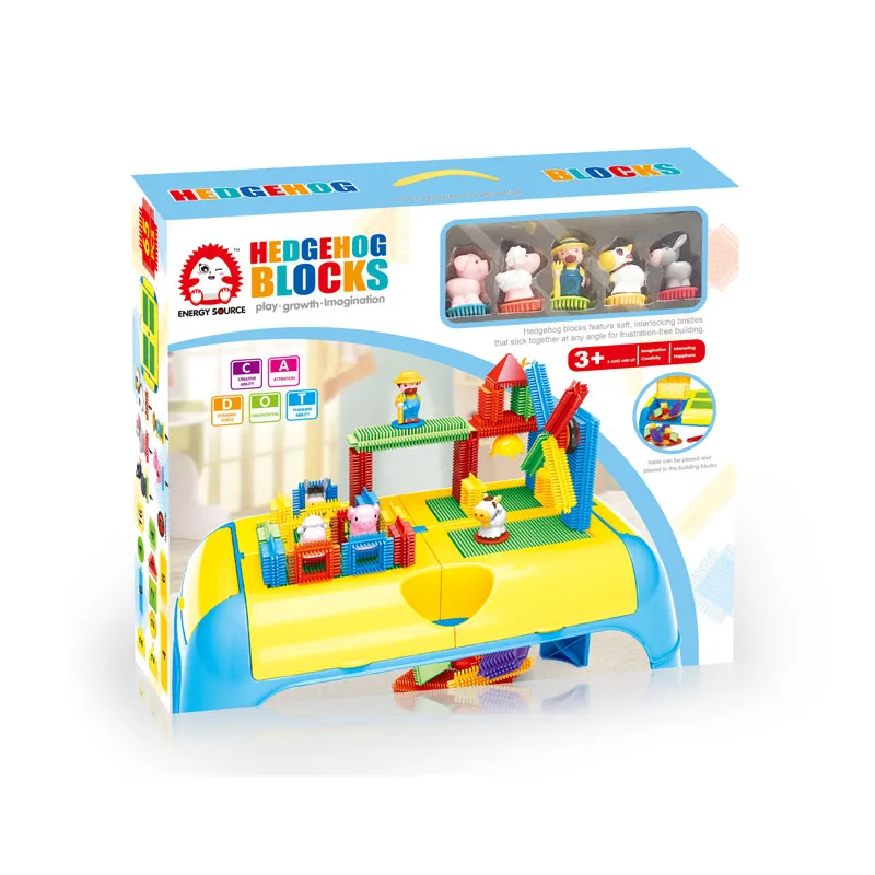 Stick Together Toys - Hedgehog Building Blocks for Kids