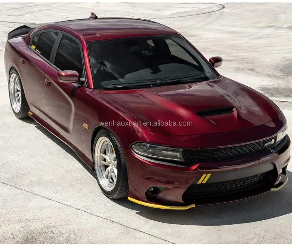 2015-2020 Charger Hellcat/scat Pack Yellow Splitter Protectors