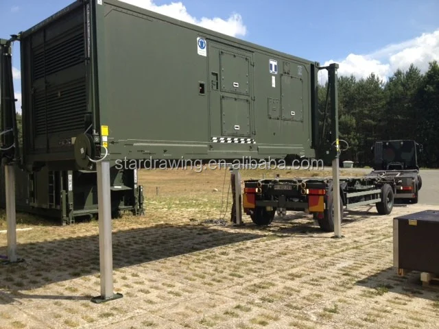 SS Shipping Container Lifting Jack Stand 5 to 40 Ton 1.8M Height Customized