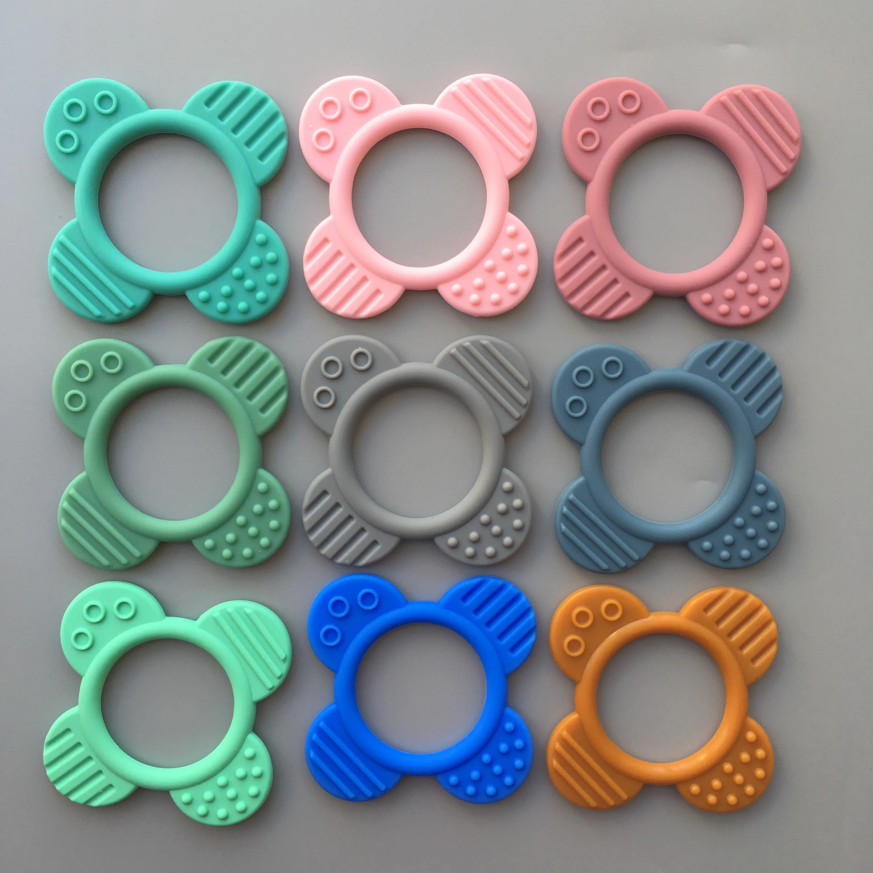 2020 New Silicone Rubber Baby Pacifier Teether With Anti-choke Safe ...