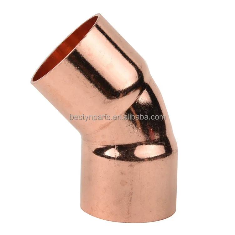 15mm Copper Fittings Copper Elbow 90 Degree Long Type 45 Degree Tube ...