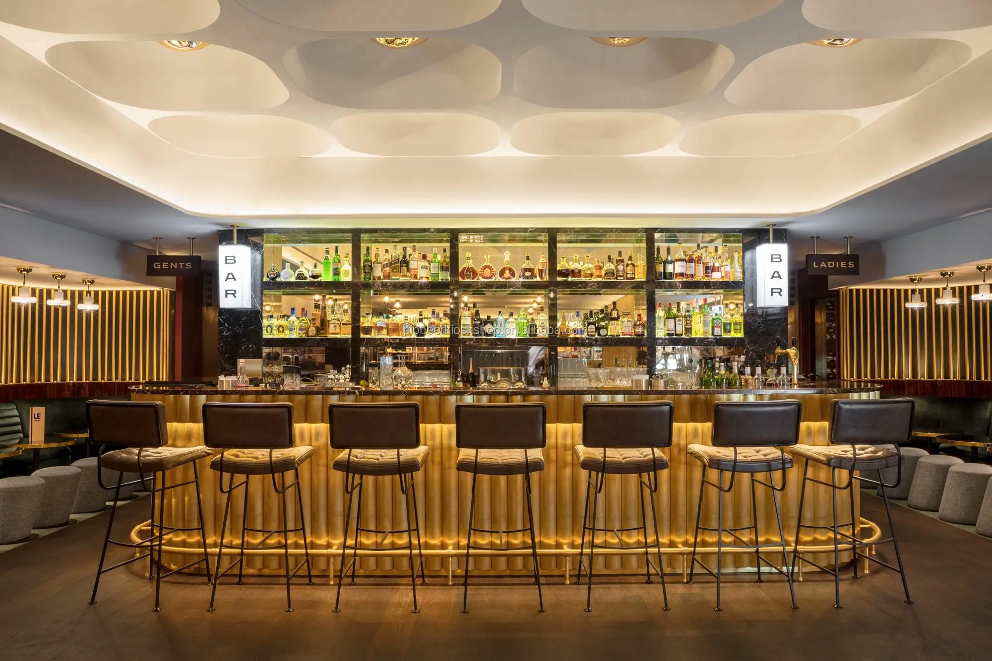 Customized Bar Counter Commercial Restaurant Counter Modern Wine Bar ...