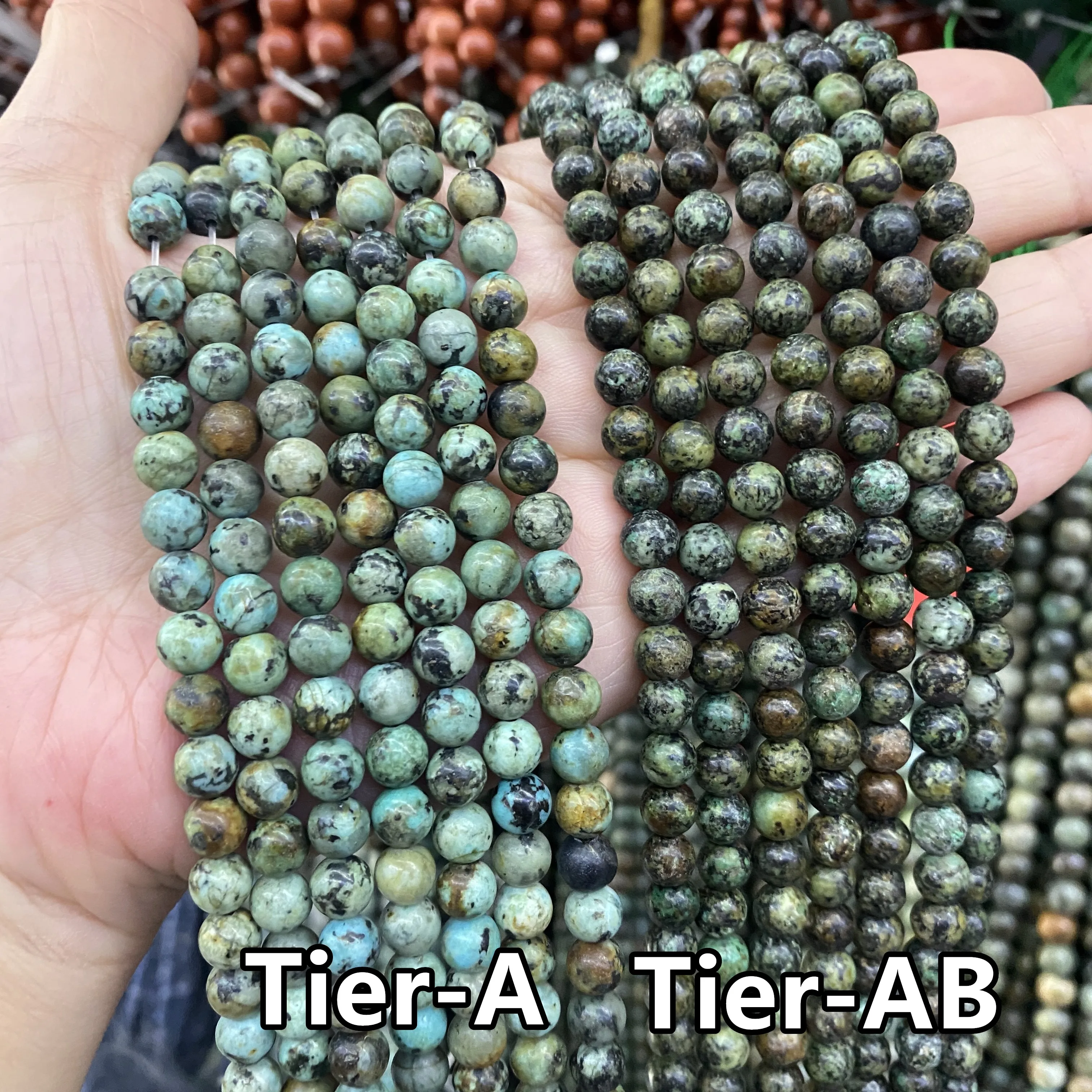 Natural African Turquoise Beads - Perfect for Jewelry