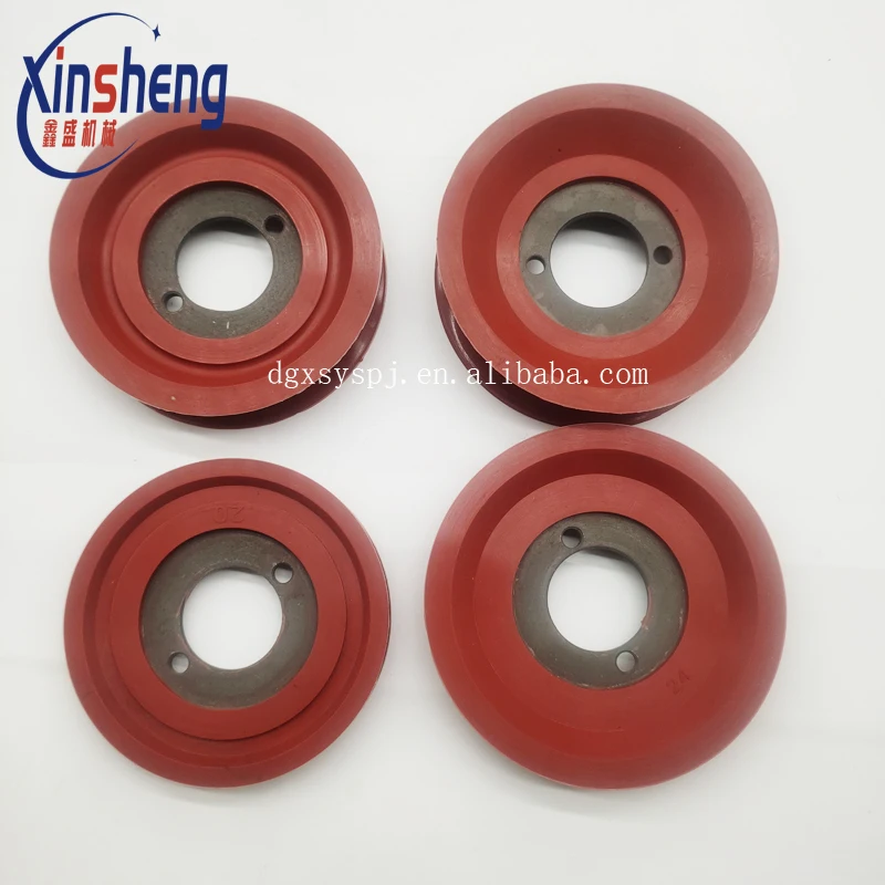 Round Back Rubber Roller Wheel Binding Machine Rubber Wheel