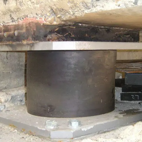 Elastomeric Seismic Isolators And Base Isolation Used For Hospital And ...