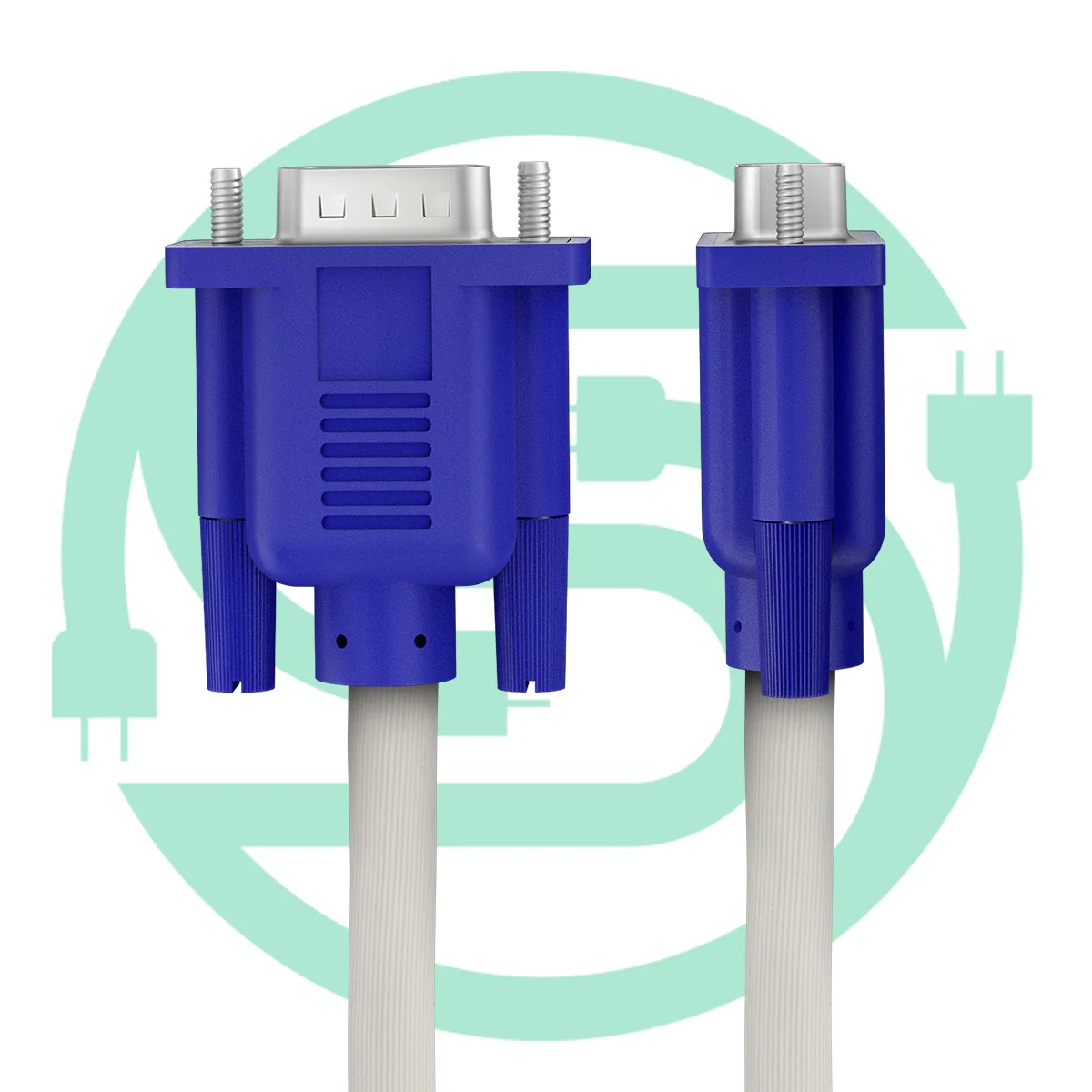 Wholesale 15pin High Speed Good Quality Vga Cable 3+4 White Male To ...