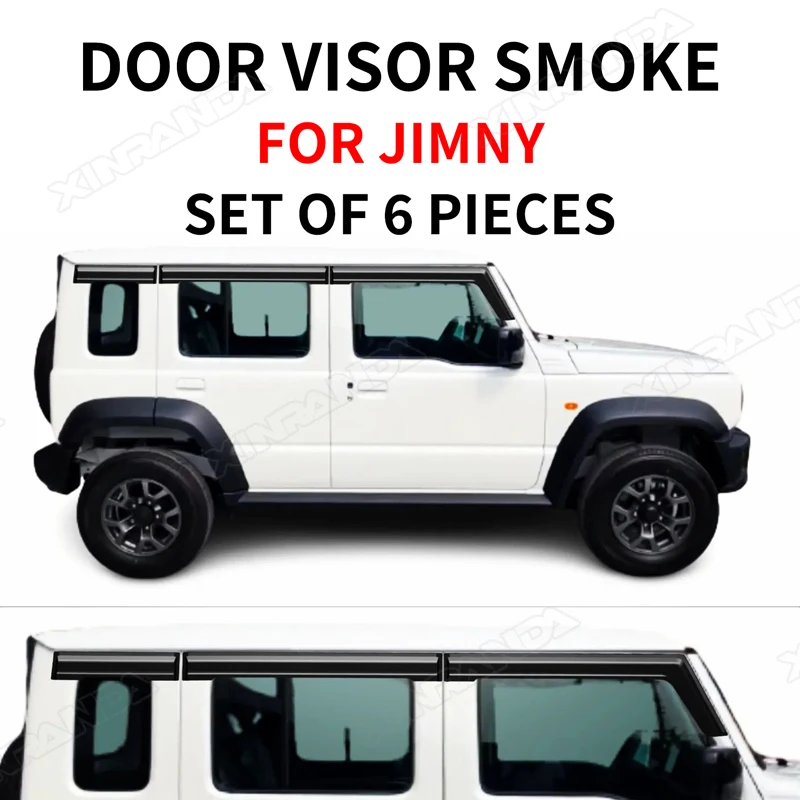 JIMNY ACCESSORIES - Window Visors for Suzuki Jimny 5 Doors