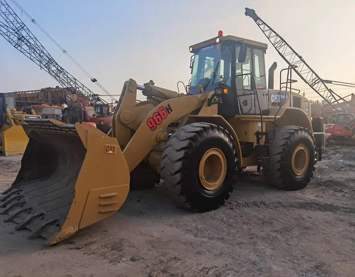 Used Caterpillar 966h Wheel Loader High Work Efficiency Good Condition ...