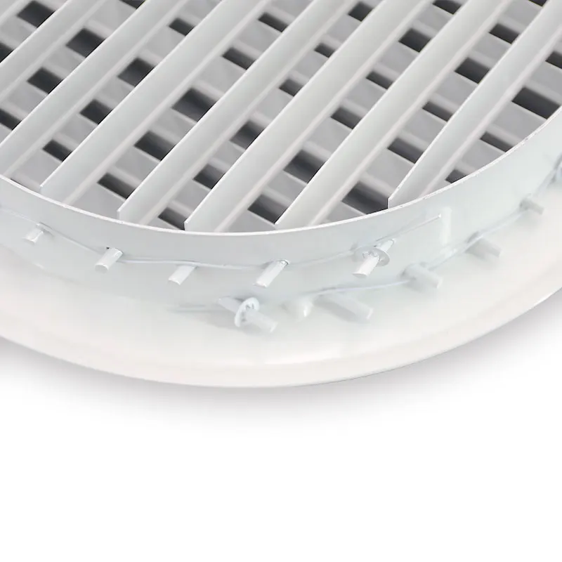 6063t5 Aluminum Round Double Deflection Air Grille With Adjustable ...