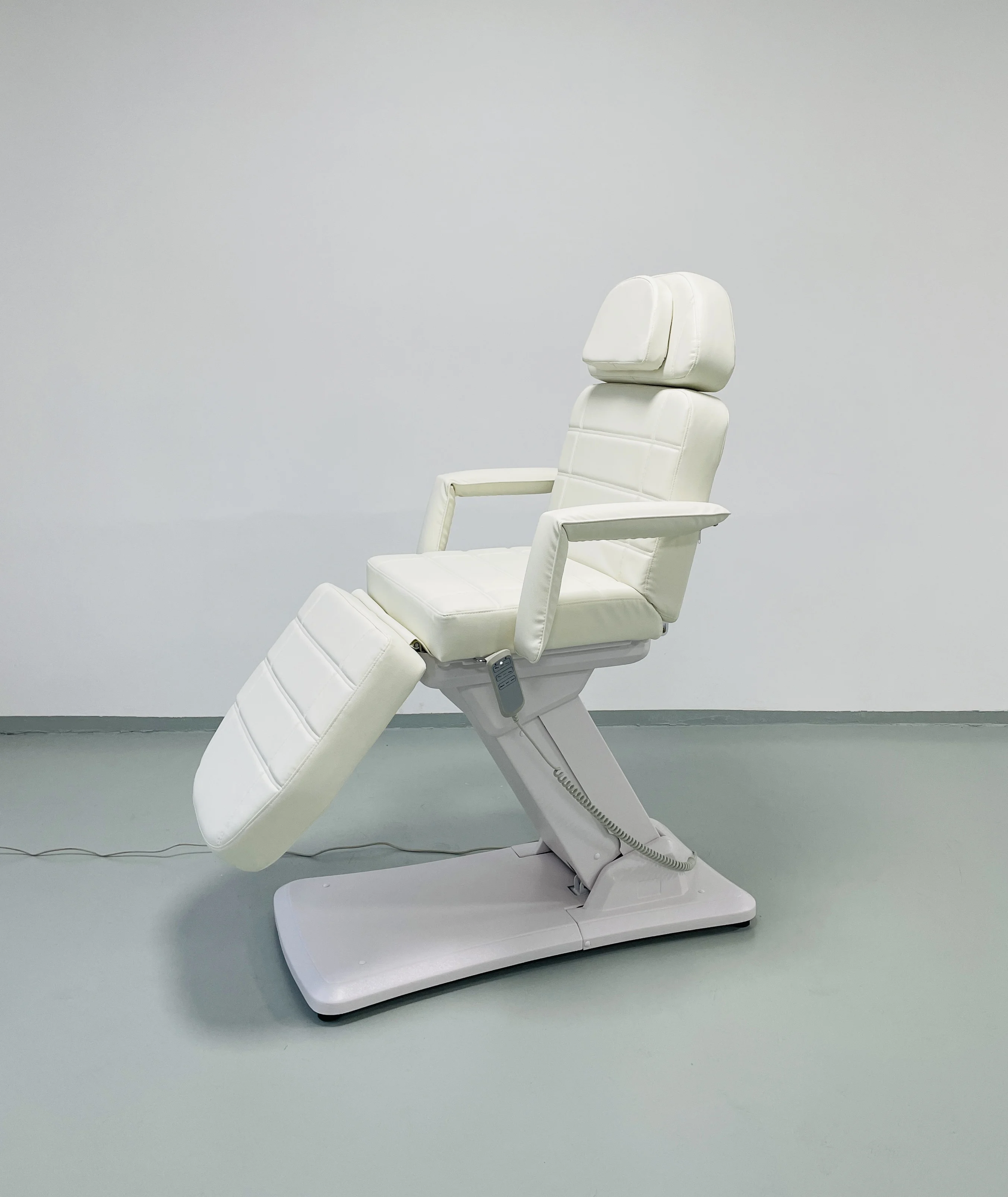 Fully Electrical Facial Bed For Beauty Spa Equipment With White Beauty ...