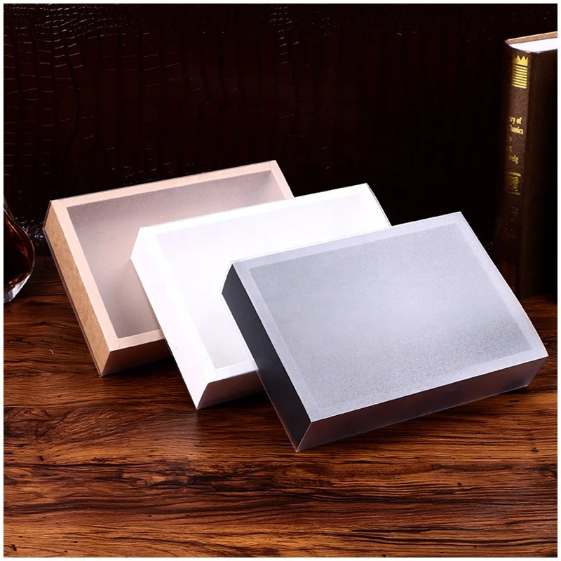 Custom Design Kraft 300gsm 350gsm 400gsm Thick Paper Boxes Plastic ...
