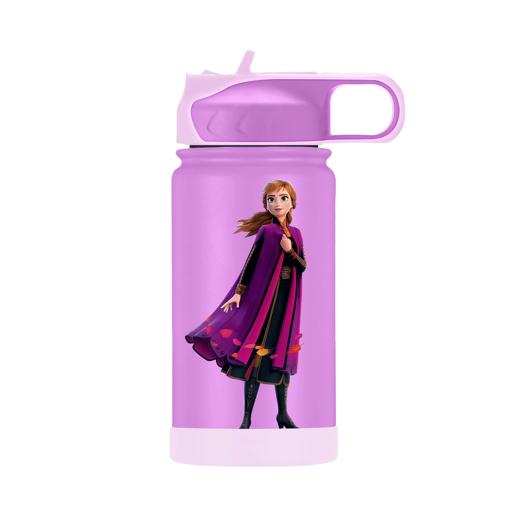 Double Wall Stainless Steel Frozen Elsa Kids Water Bottle Cartoon ...