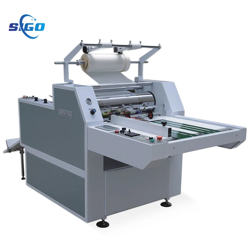 Sg Qdfm520a Semi Automatic Pneumatic Single Side Fast Speed Hot Bopp