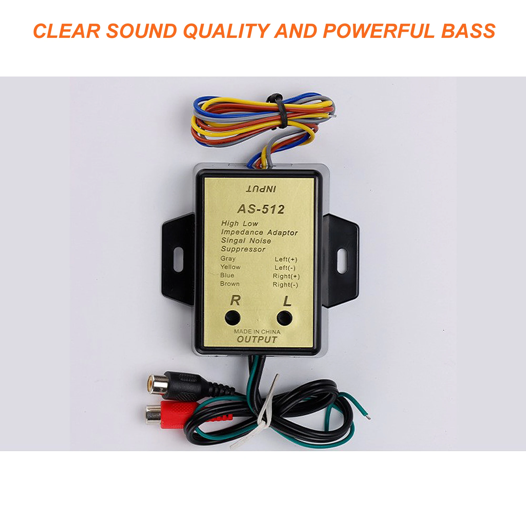 Factory Car Audio Speaker High Quality Audio Speaker High to Low Level ...