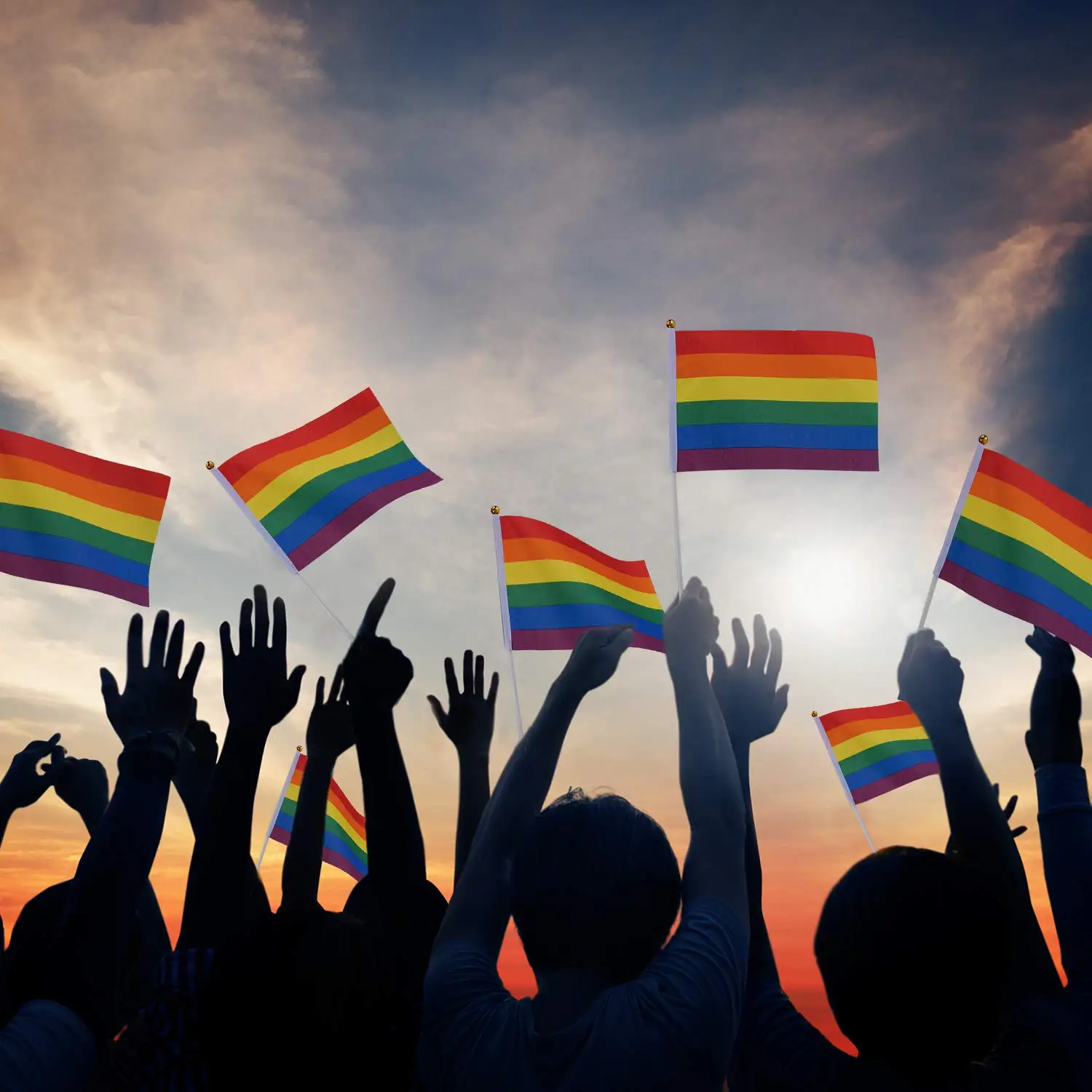 Lgbt彩虹旗3x5英尺聚彩虹国旗进步骄傲旗 - Buy 男女同性恋、双性恋和变性者彩虹旗,3x5ft聚彩虹包容性标志,进展骄傲旗 ...