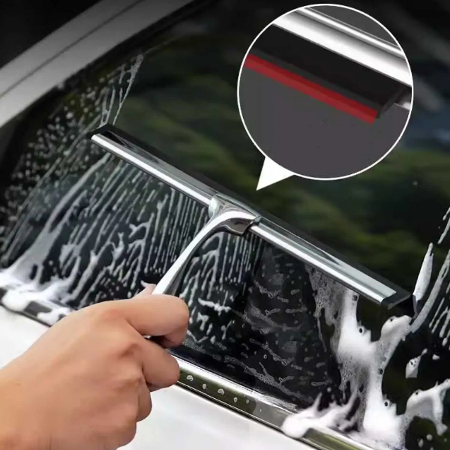 Portable Manual Stainless Steel Window Shower Squeegee,Window/glass ...