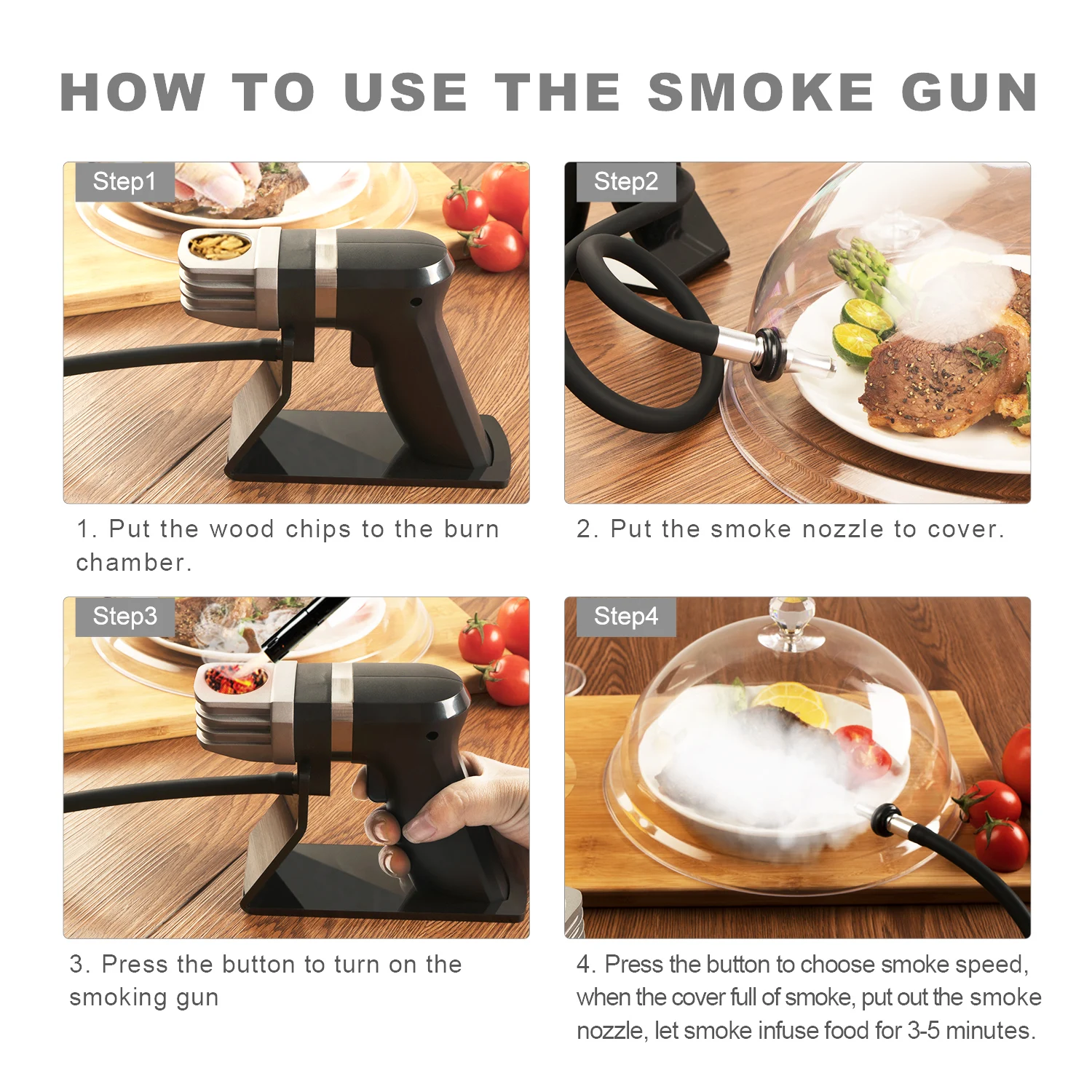 High Efficient Small Kitchen Appliance - Food Smoking Machine