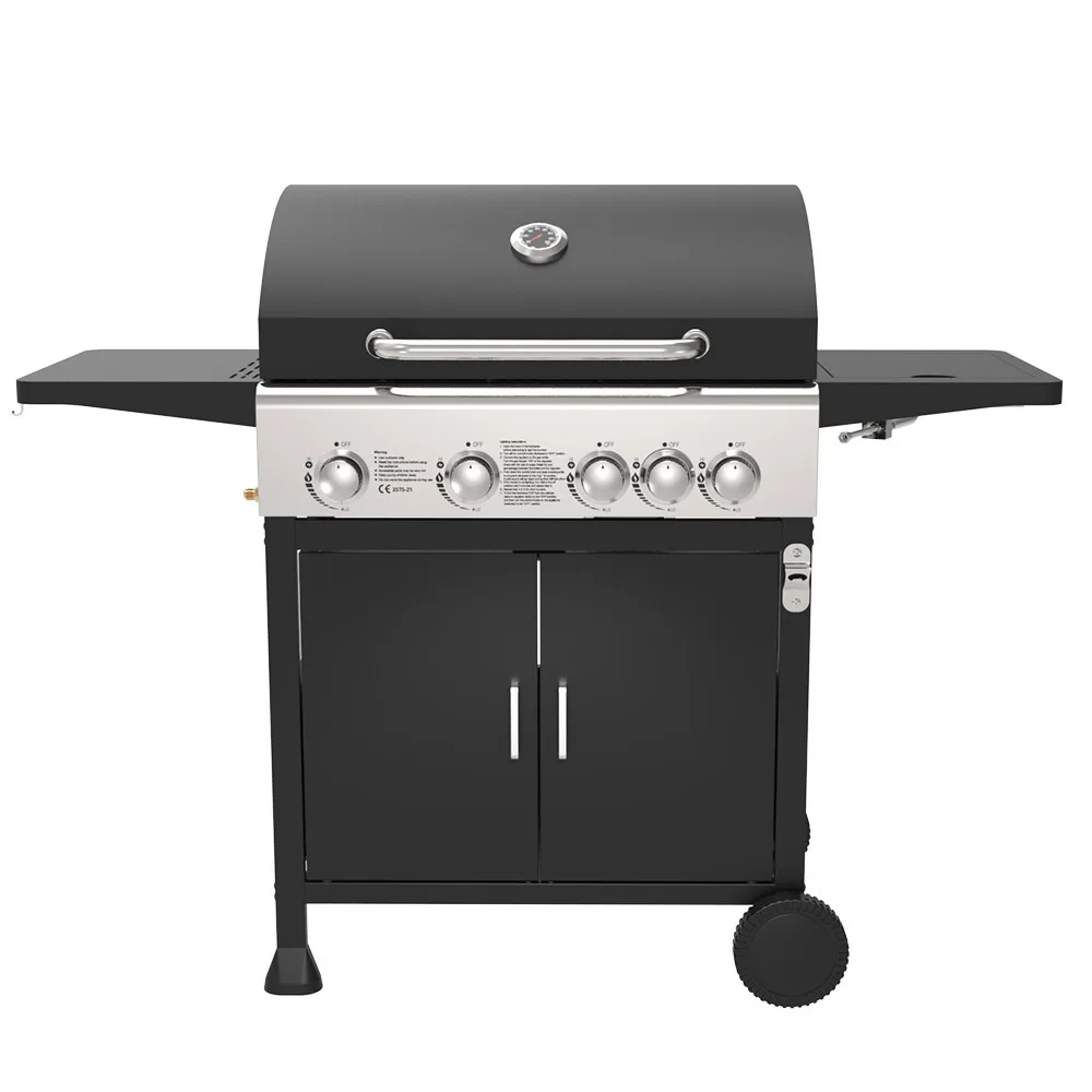 High Quality Outdoor Trolley Square Metal German BBQ Grill
