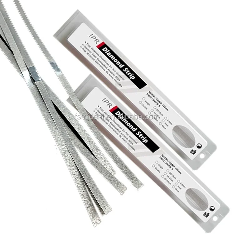 Metal Polishing Materia Dental IPR Strip /Diamond Polishing Strip ...