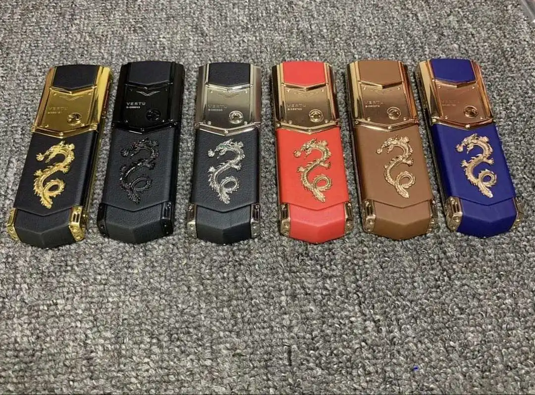 New Hot sale unlocked luxury vertue Mini phone K8 + golden dragon ...