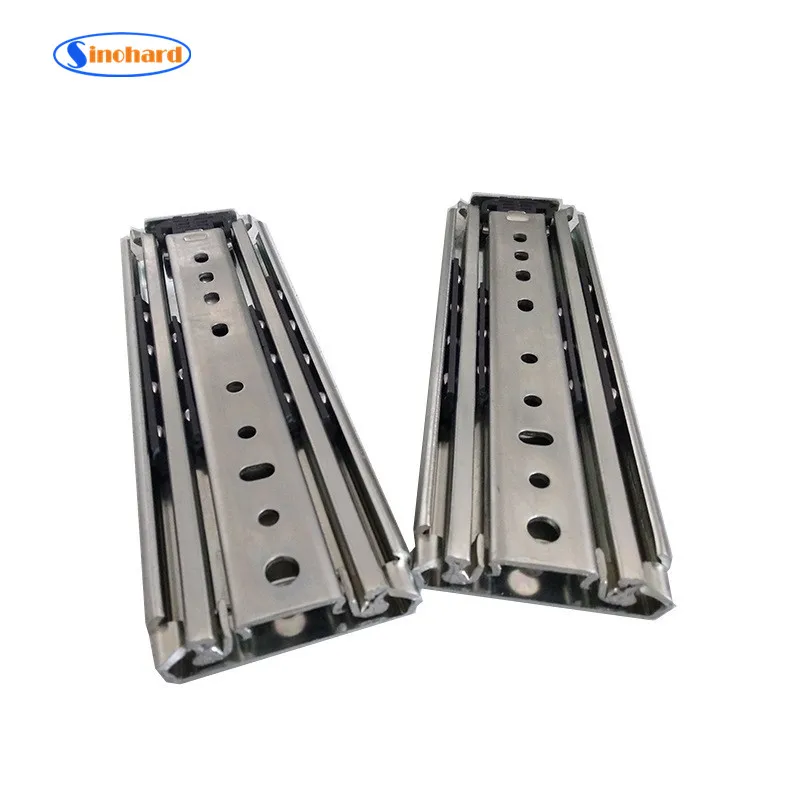227kg/500lbs Heavy Duty Tool Box Drawer Slide Runners Rail With Lock-in ...