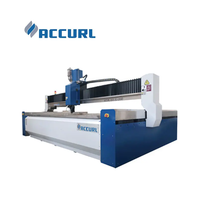 Small 5 Axis High Pressure Water Jet Cutting Machine For Cutting ...