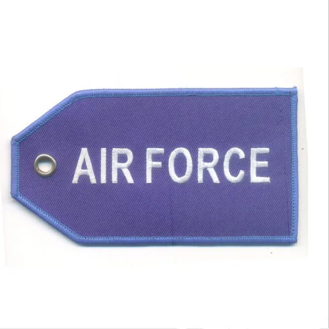 Embroidery Air Force Luggage Tag Custom Aviation Baggage Tag - Buy ...