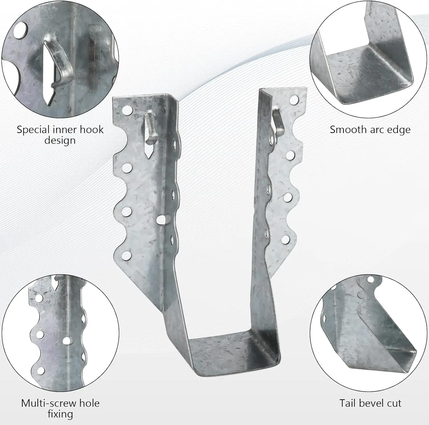Hot Dip Galvanized Joist Hangers for Wood Construction