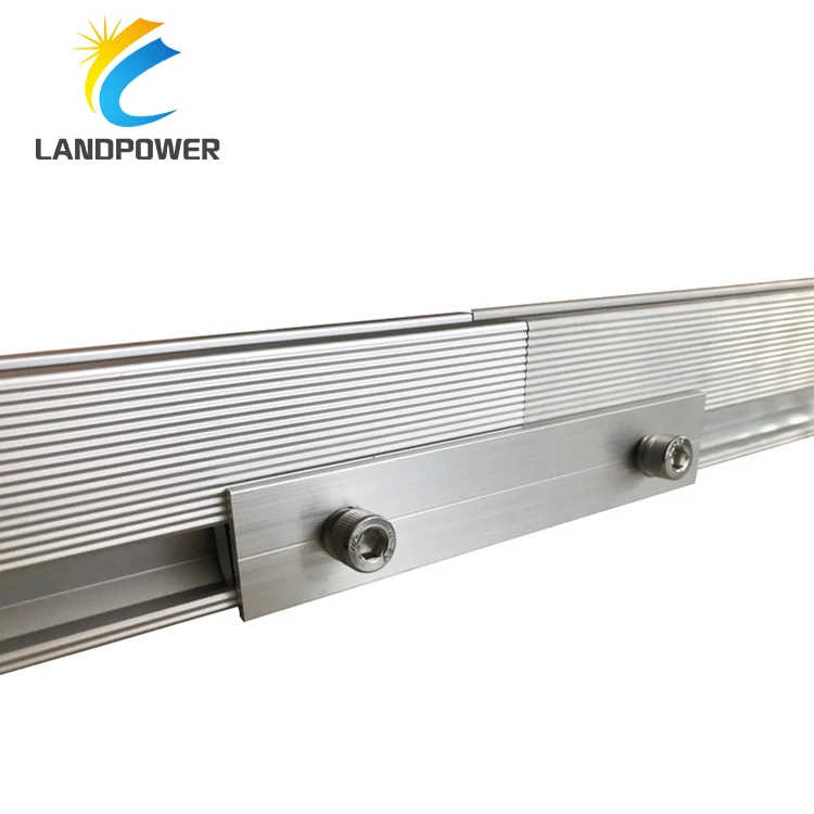 Solar Panel Mounting Aluminum Rail Splice - Buy Solar Mounting Rail ...
